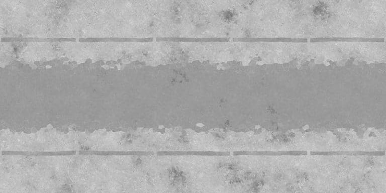 Damaged Road with Roadside PBR Texture