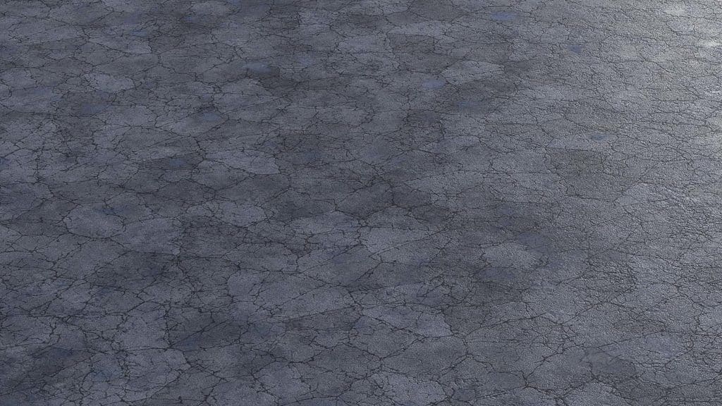 Damaged Road PBR Texture