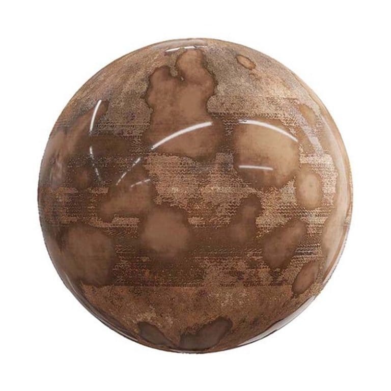 Dirt Road with Puddles PBR Texture