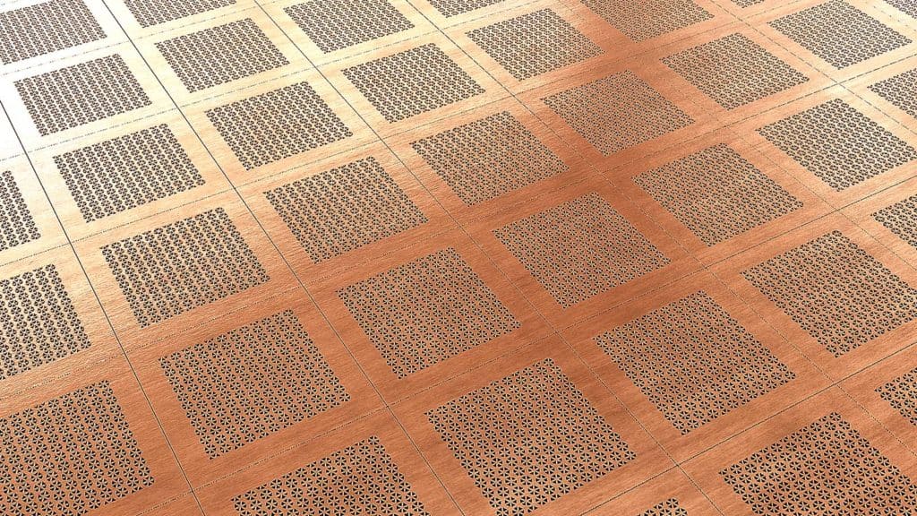 Golden Metal Panels PBR Texture