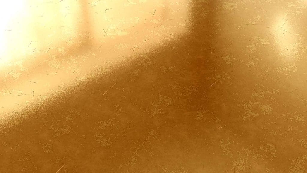 Golden Scratched Metal PBR Texture