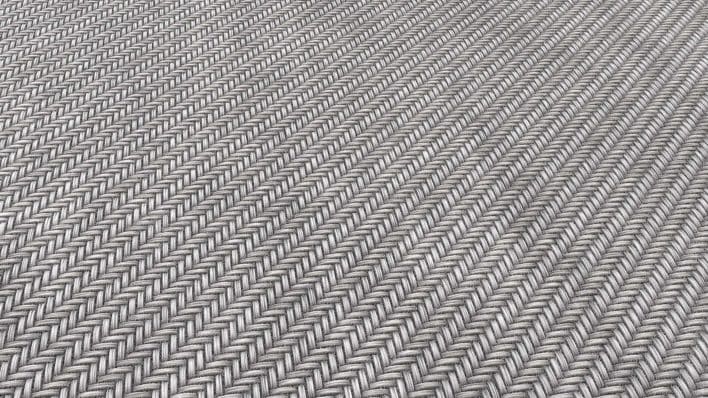 Grey Braided Fabric PBR Texture