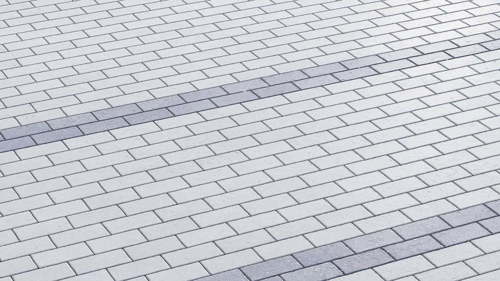 Light Concrete Pavement PBR Texture