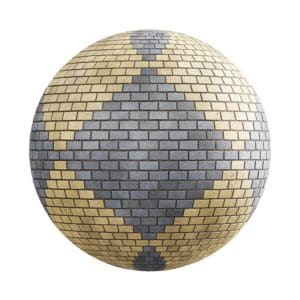 Patterned Pavement PBR Texture