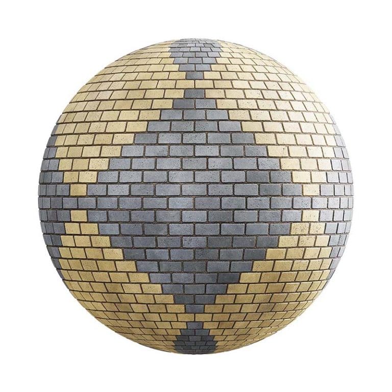 Patterned Pavement PBR Texture