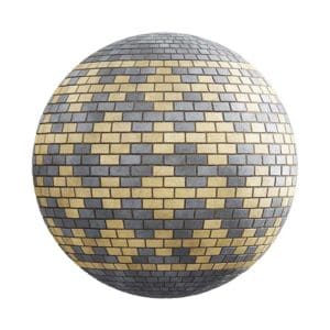 Patterned Pavement PBR Texture