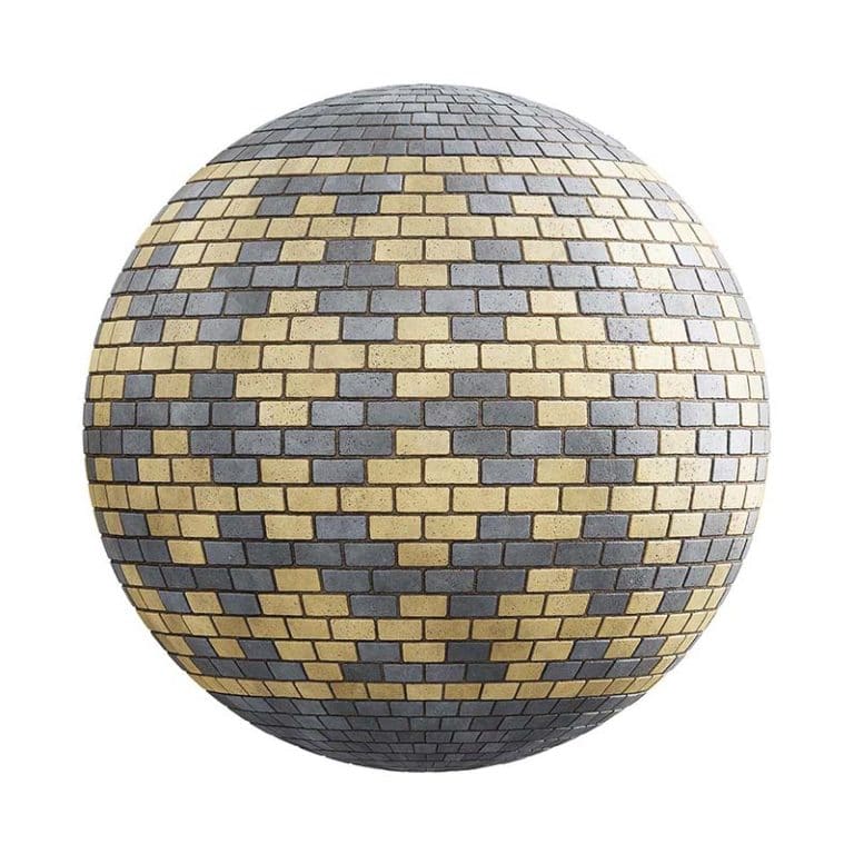 Patterned Pavement PBR Texture