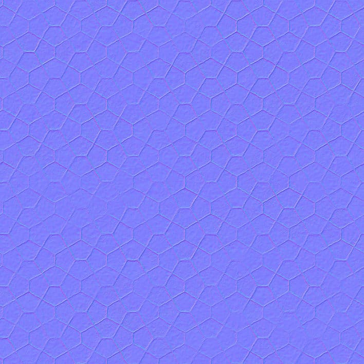 Pentagonal Pavement PBR Texture