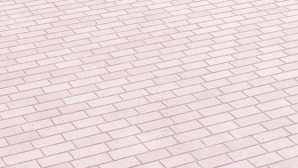 Pink Concrete Pavement PBR Texture