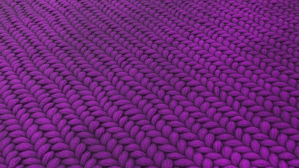 Purple Wool Fabric PBR Texture