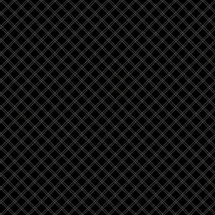 Quilted Black Fabric PBR Texture