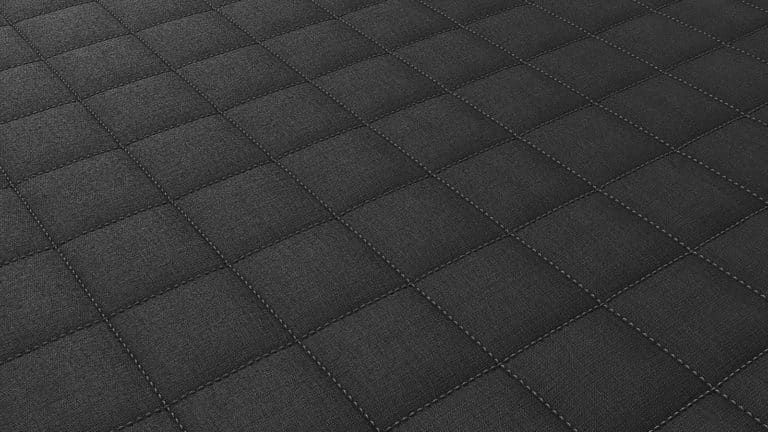 Quilted Black Fabric PBR Texture