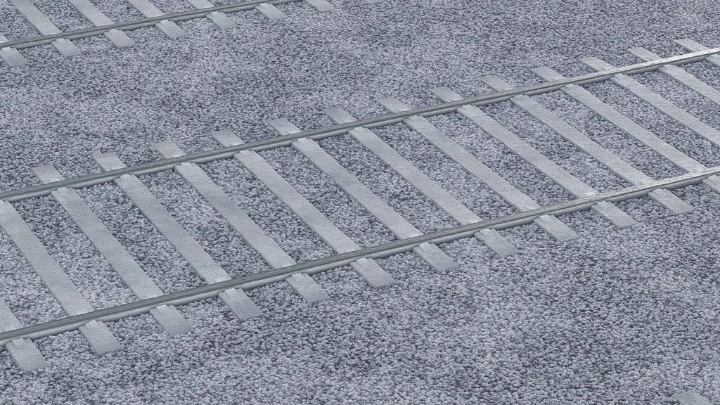 Railroad Tracks PBR Texture