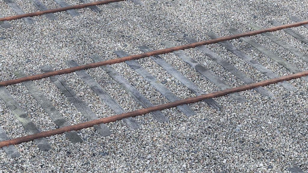 Railroad Tracks PBR Texture