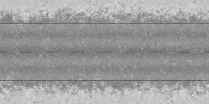 Road with Lanes PBR Texture