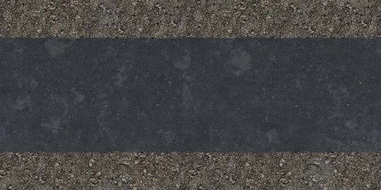 Road with Roadside PBR Texture