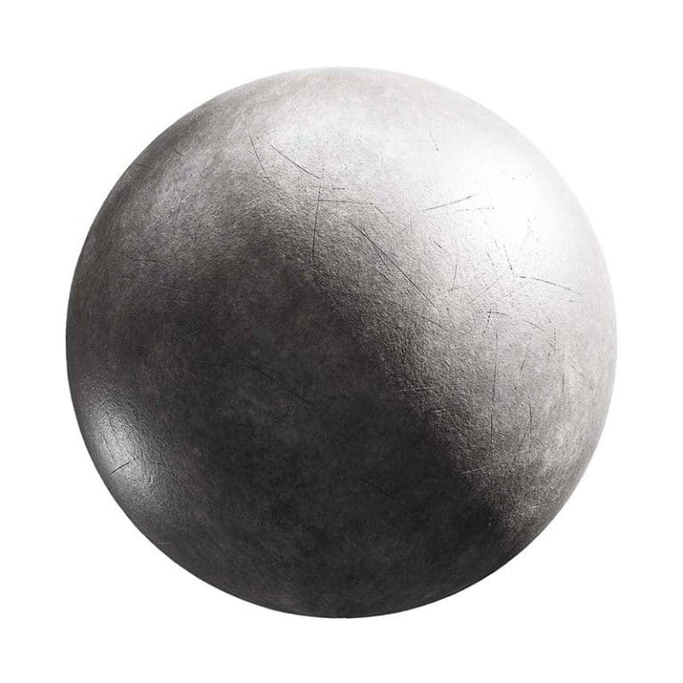 Scratched Mat Metal PBR Texture