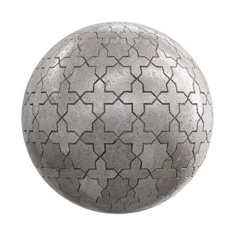 Shiny Stone Pavement PBR Texture