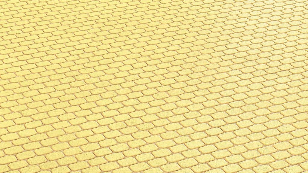 Yellow Pavement PBR Texture