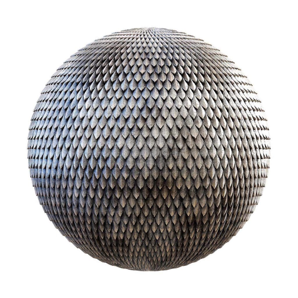 Armor Metal Plates PBR Texture