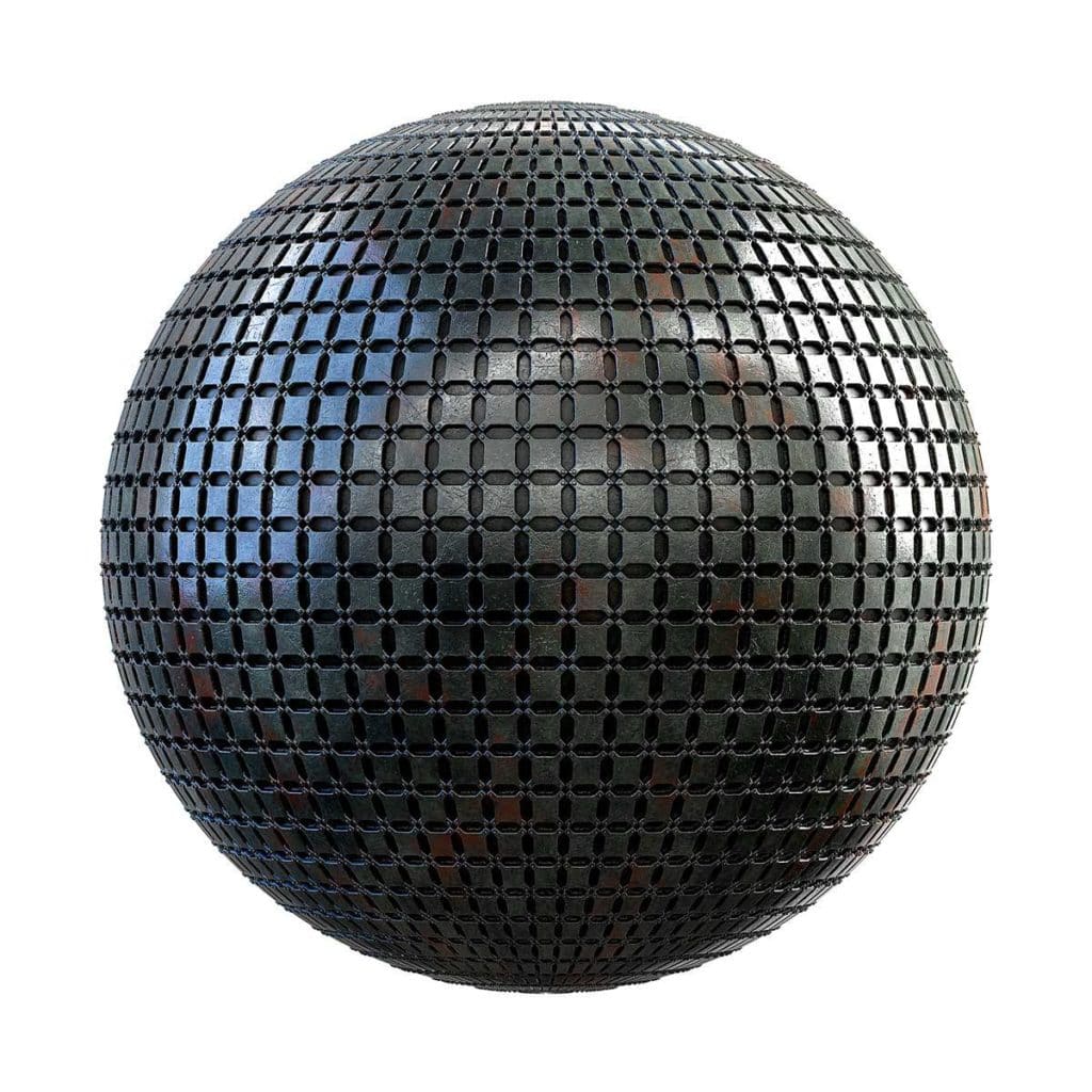 Black Metal Plating PBR Texture