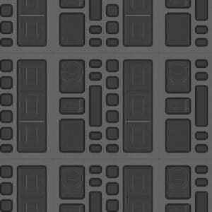 Blue Space Station Wall PBR Texture