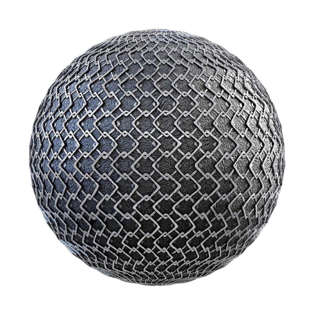 Chain Mail with Leather PBR Texture