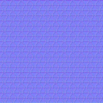 Damaged Red Triangular Panels PBR Texture