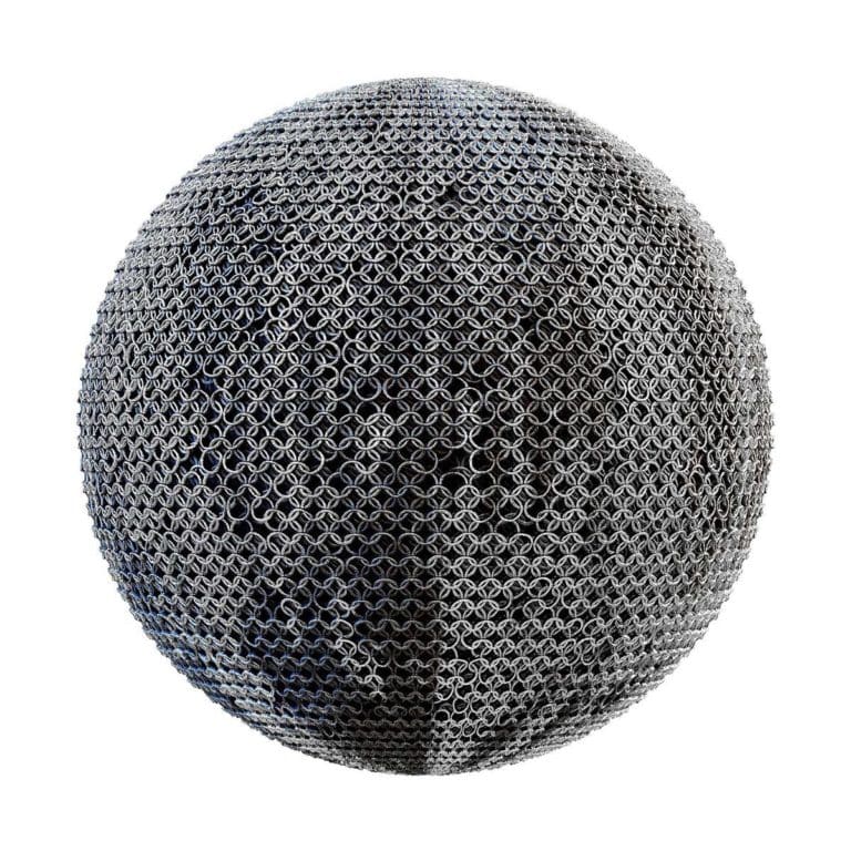 Dirty Chain Mail PBR Texture
