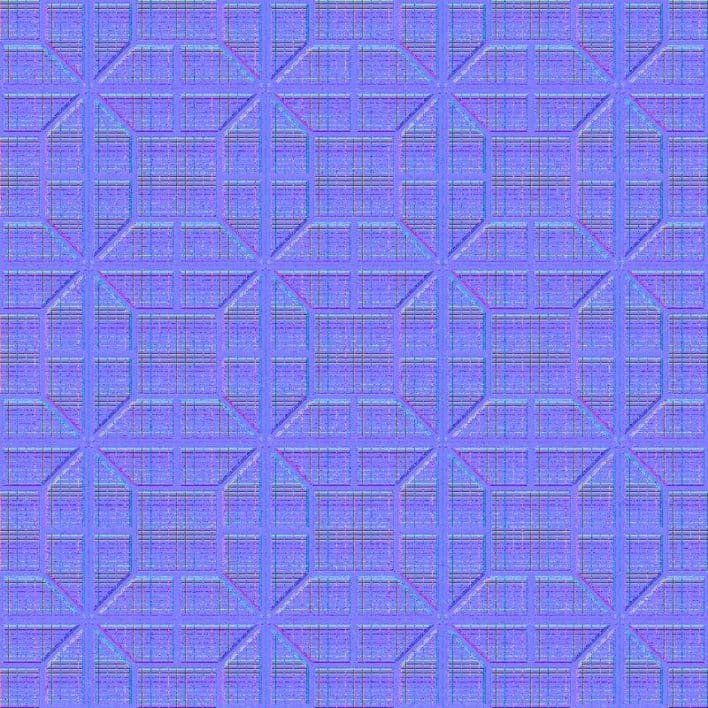 Red Metal Floor Grate PBR Texture