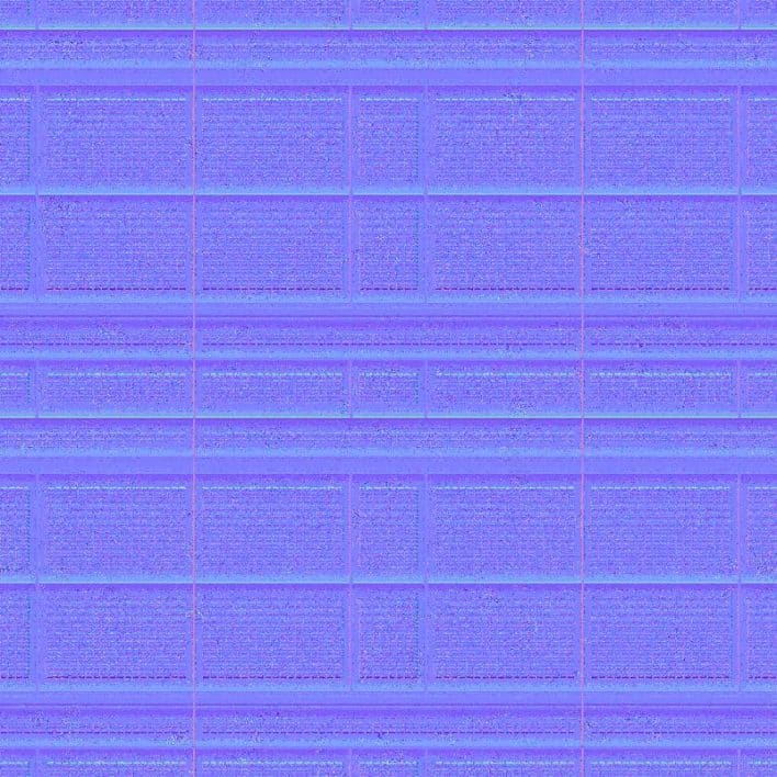 Red Metal Floor Grate PBR Texture