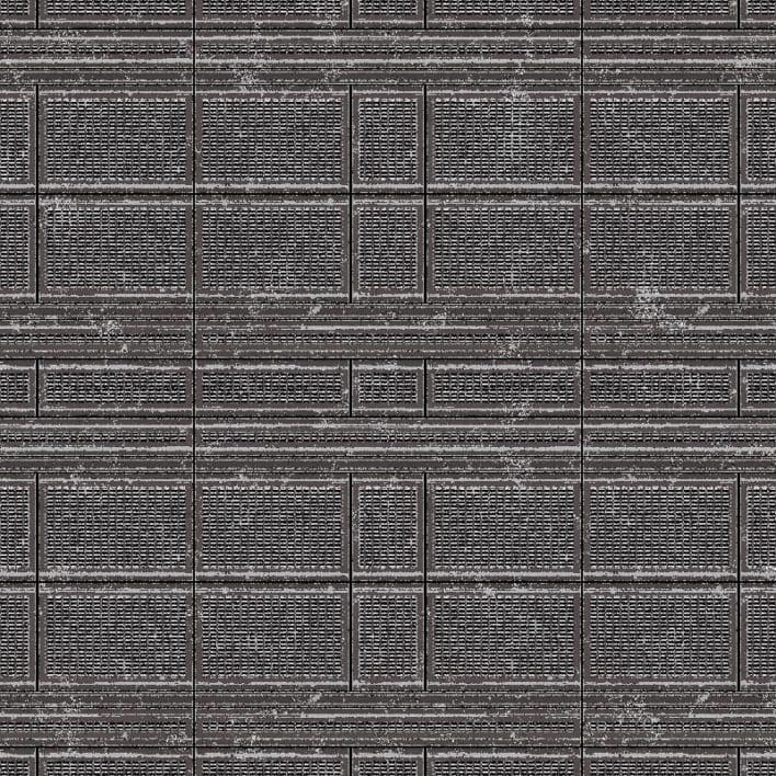 Red Metal Floor Grate PBR Texture