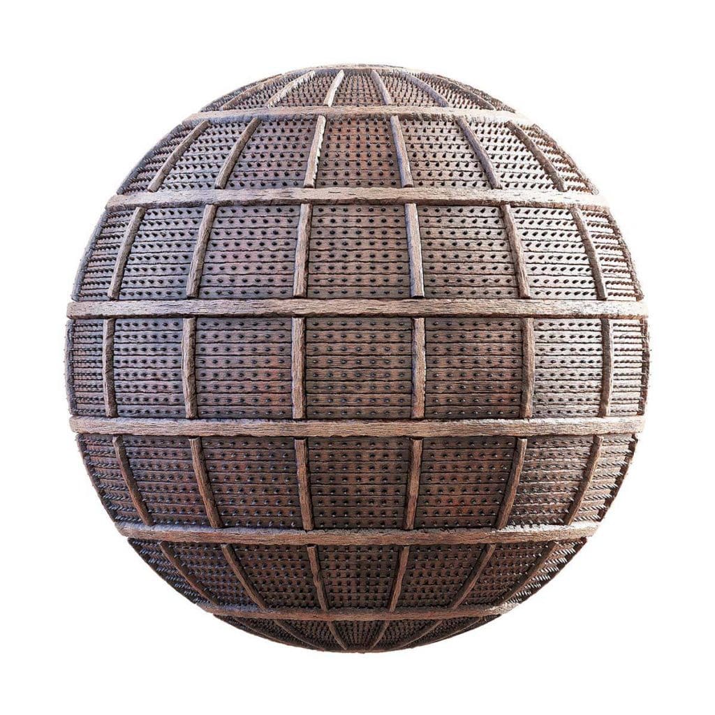 Reinforced Wood PBR Texture