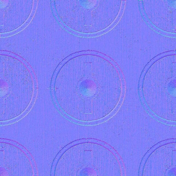 Round Shield PBR Texture