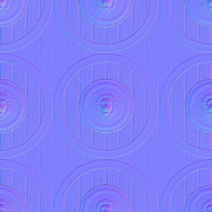 Round Shield PBR Texture