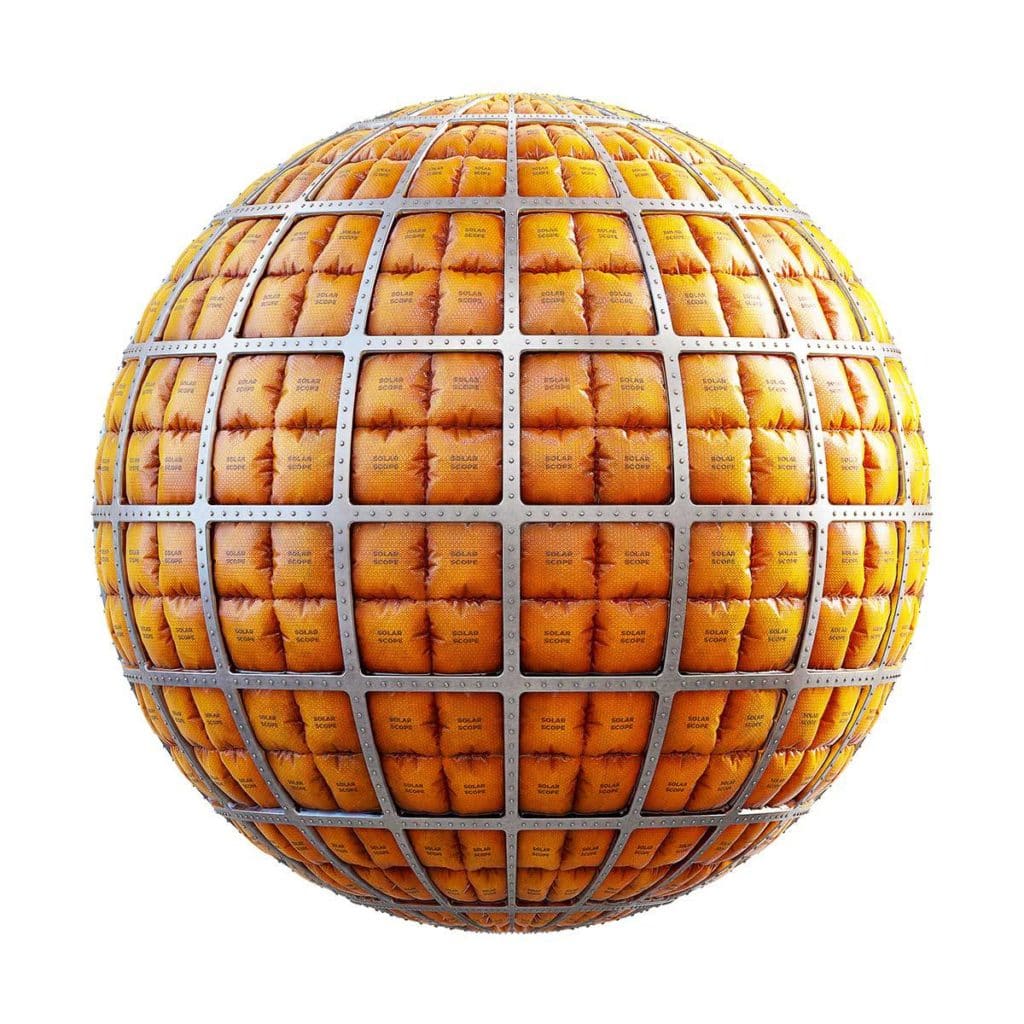 Space Station Padded Wall PBR Texture