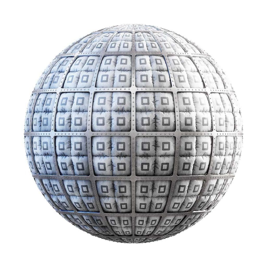 Space Station Padded Wall PBR Texture