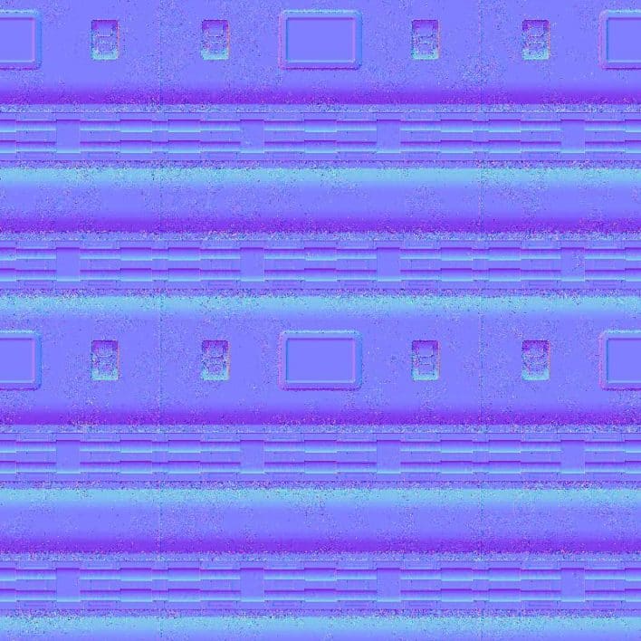 White Space Ship Wall PBR Texture