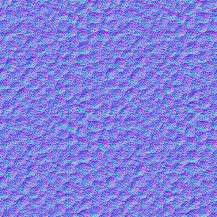 Blue Creature Skin PBR Texture