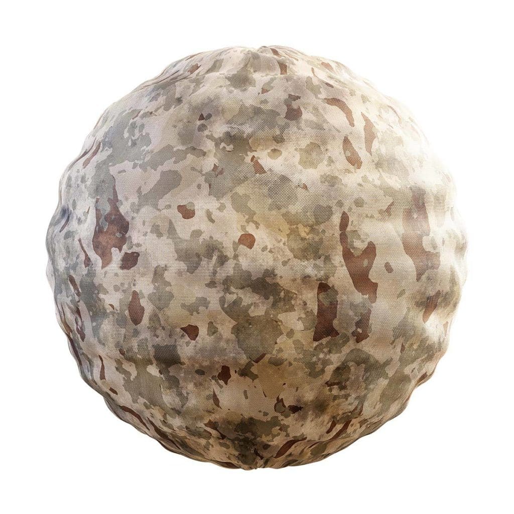 Camo Metal Armor PBR Texture