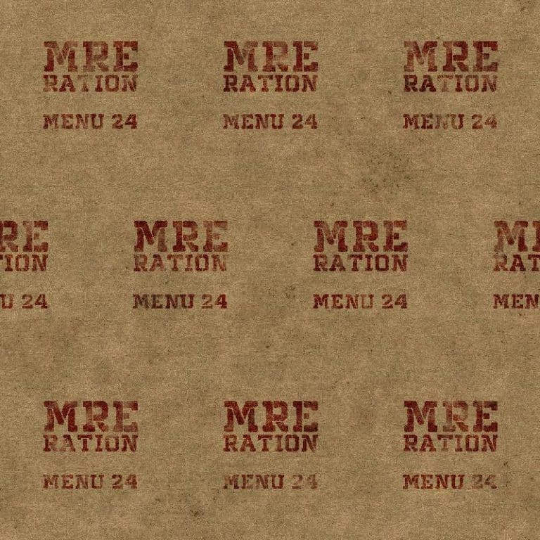 Cardboard Ration Box PBR Texture