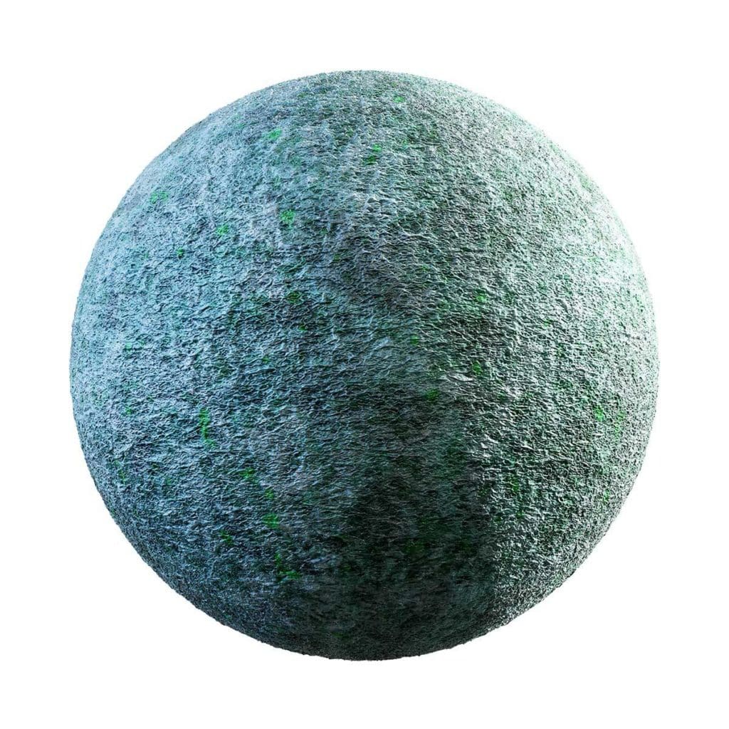 Cyan Creature Skin PBR Texture