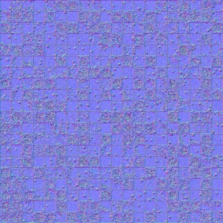 Damaged Ceramic Tiles PBR Texture