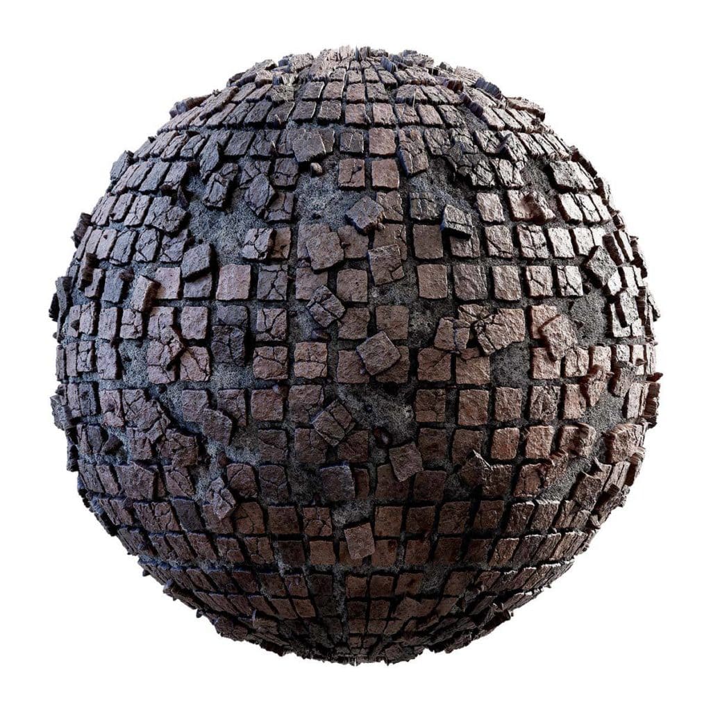 Damaged Pavement PBR Texture