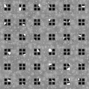 Damaged Wall with Broken Windows PBR Texture