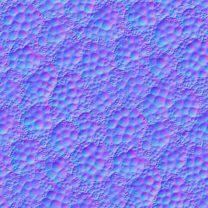 Green Creature Skin PBR Texture