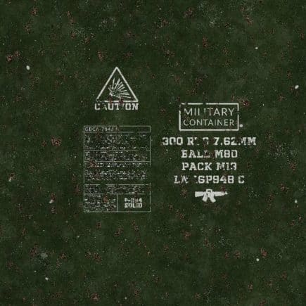 Green Metal Container PBR Texture