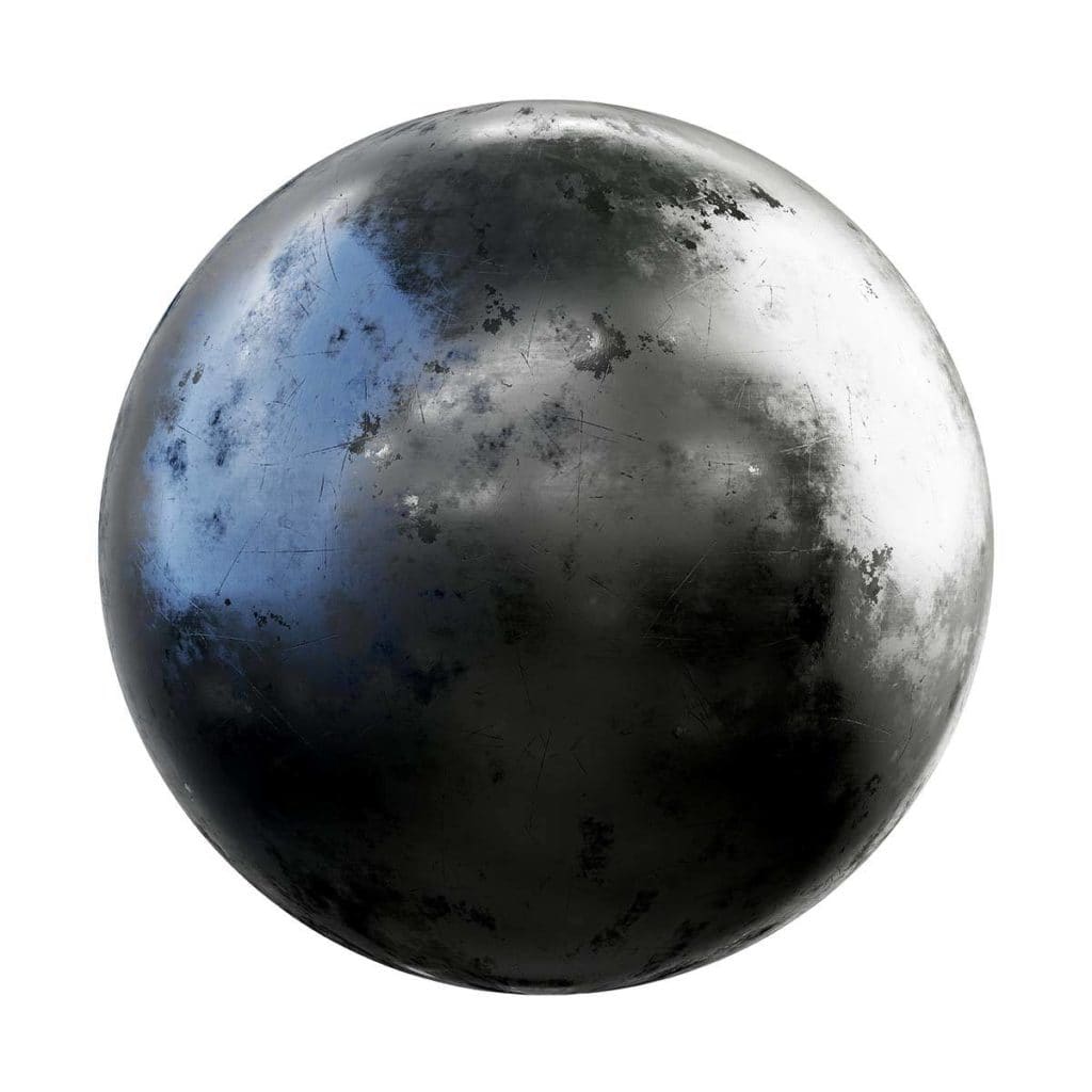 Gun Black Metal PBR Texture