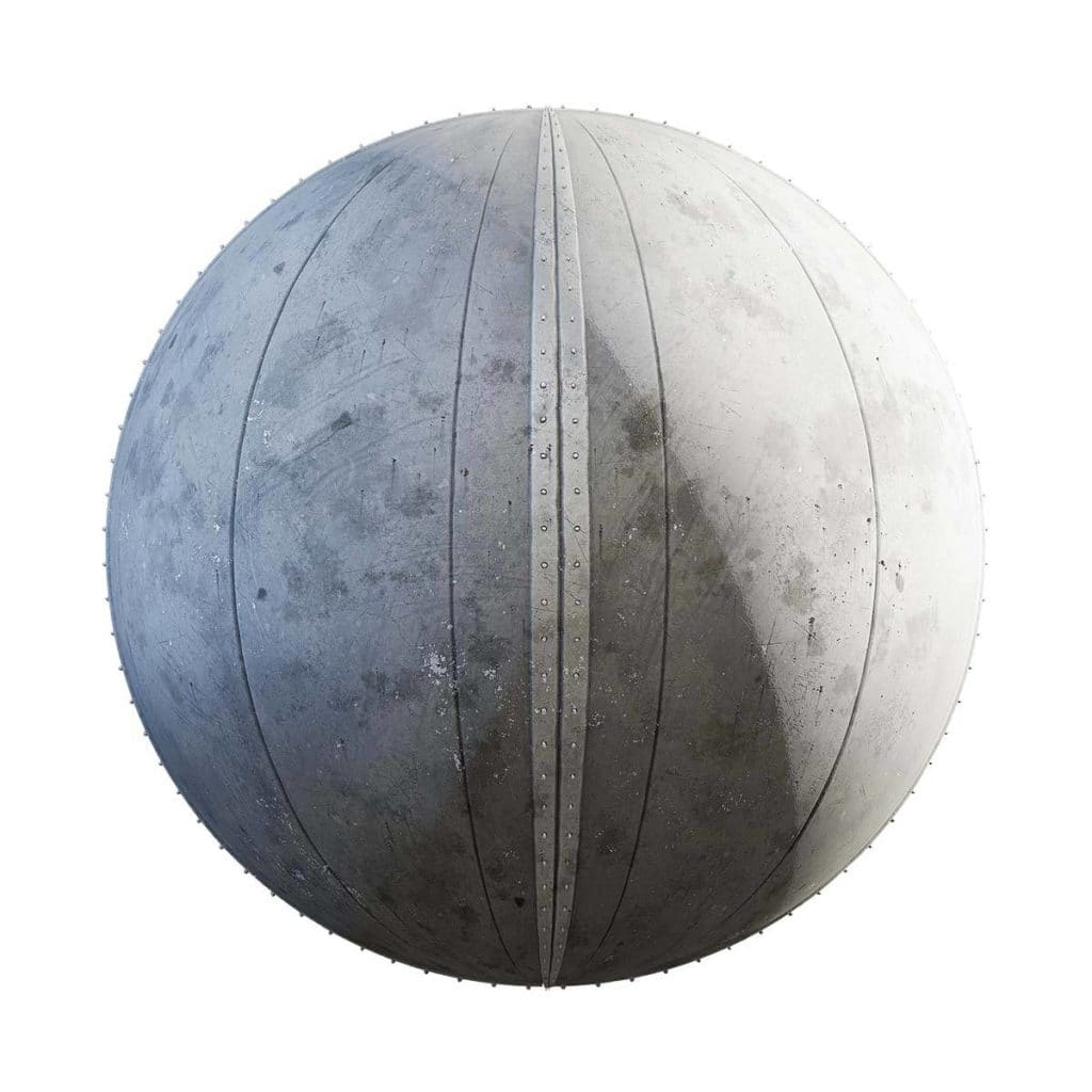 Metal Hangar Wall PBR Texture