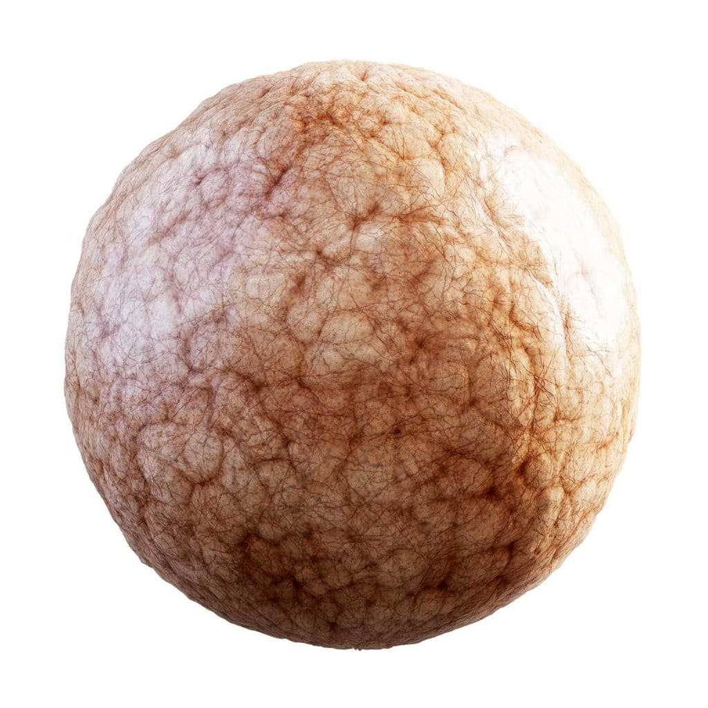 Orange Guts PBR Texture